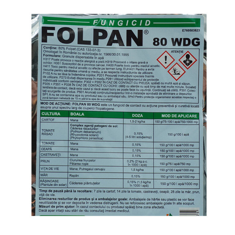 Folpan 80WDG 1kg - Pret Avantajos - Agroprod