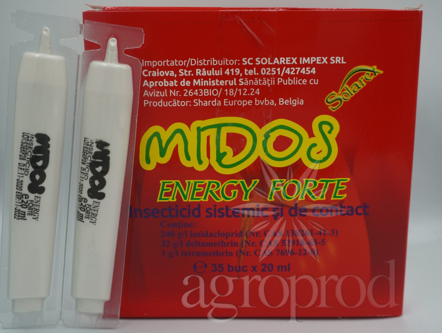 Midos Energy Forte 20 ml - Pret Avantajos - Agroprod