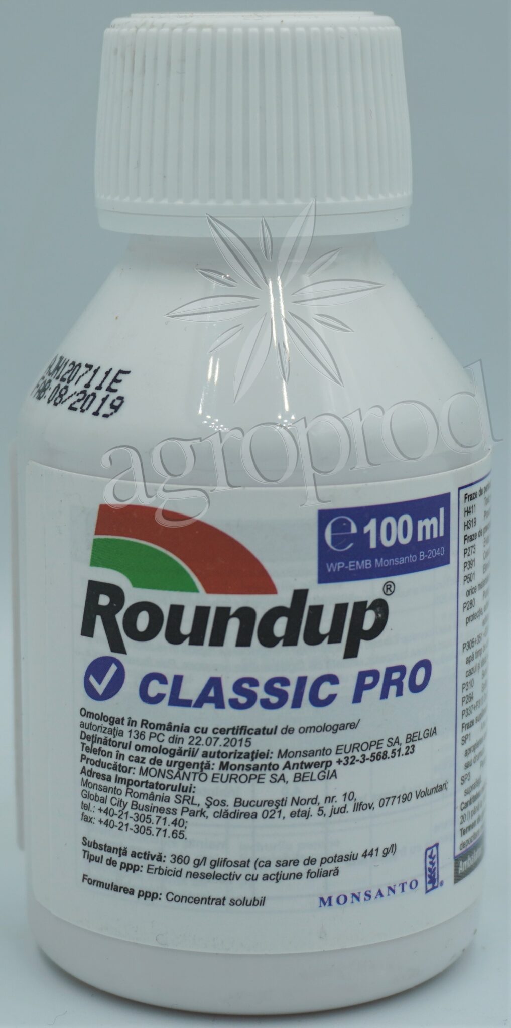 Roundup Classic Pro 100ml – Agroprod